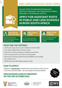 BEEI (Basic Education Employment Initiative) – North West Department of ...